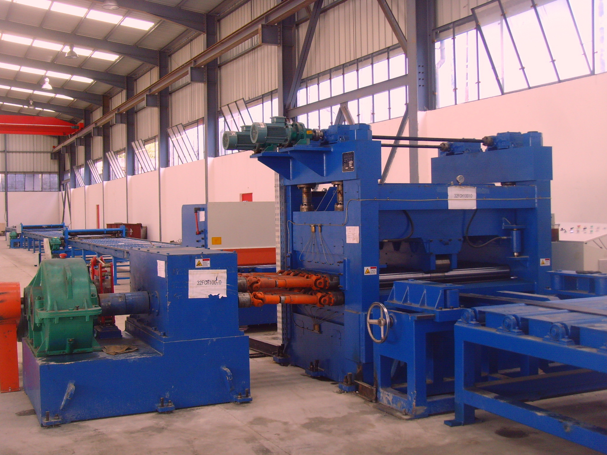 Stainess Steel Pre Painted Cut To Length Machine Uncoiling Leveling ...